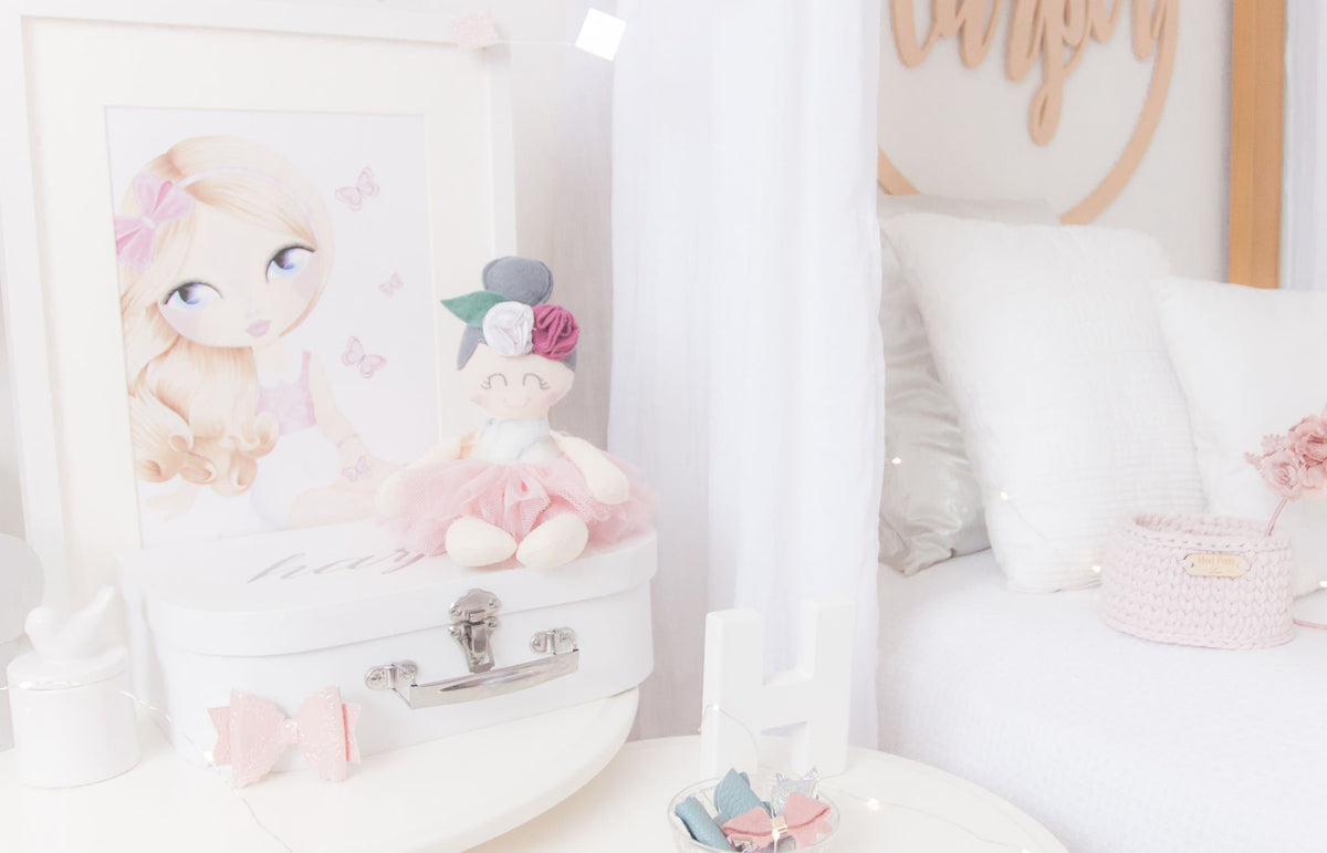 "Classic" Mini Mee Deluxe Ballerina Modern Heirloom Cloth Doll - Marbl ...